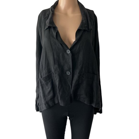 Ivan Grundahl | Tops | Ivan Grundahl Size 38 Linen Blazer Style Top ...